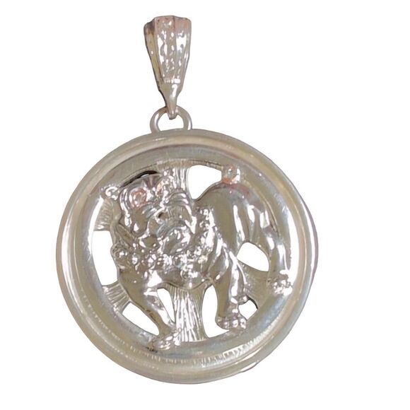 Unbranded | Jewelry | Vintage Very Large Spinning Bling Silver Bulldog ...